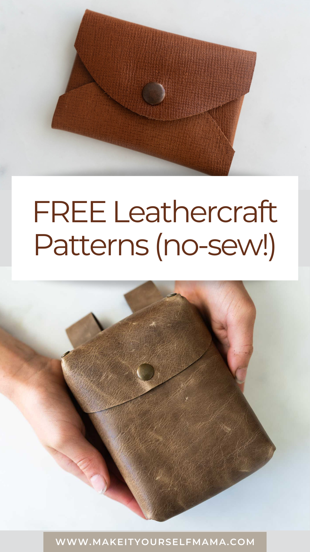 12 Free No-Sew Leather Project Gift Ideas - Make It Yourself Mama